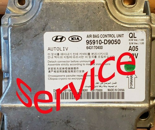 2017 KIA SPORTAGE Airbag SRS Module Service, Reset, Repair 95910-D9050 ...