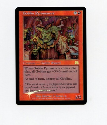 Goblin Pyromancer Onslaught FOIL NM Magic the Gathering MtG | eBay