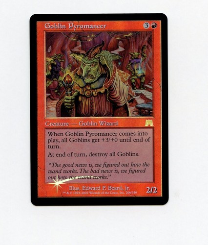 Goblin Pyromancer Onslaught FOIL NM Magic the Gathering MtG | eBay