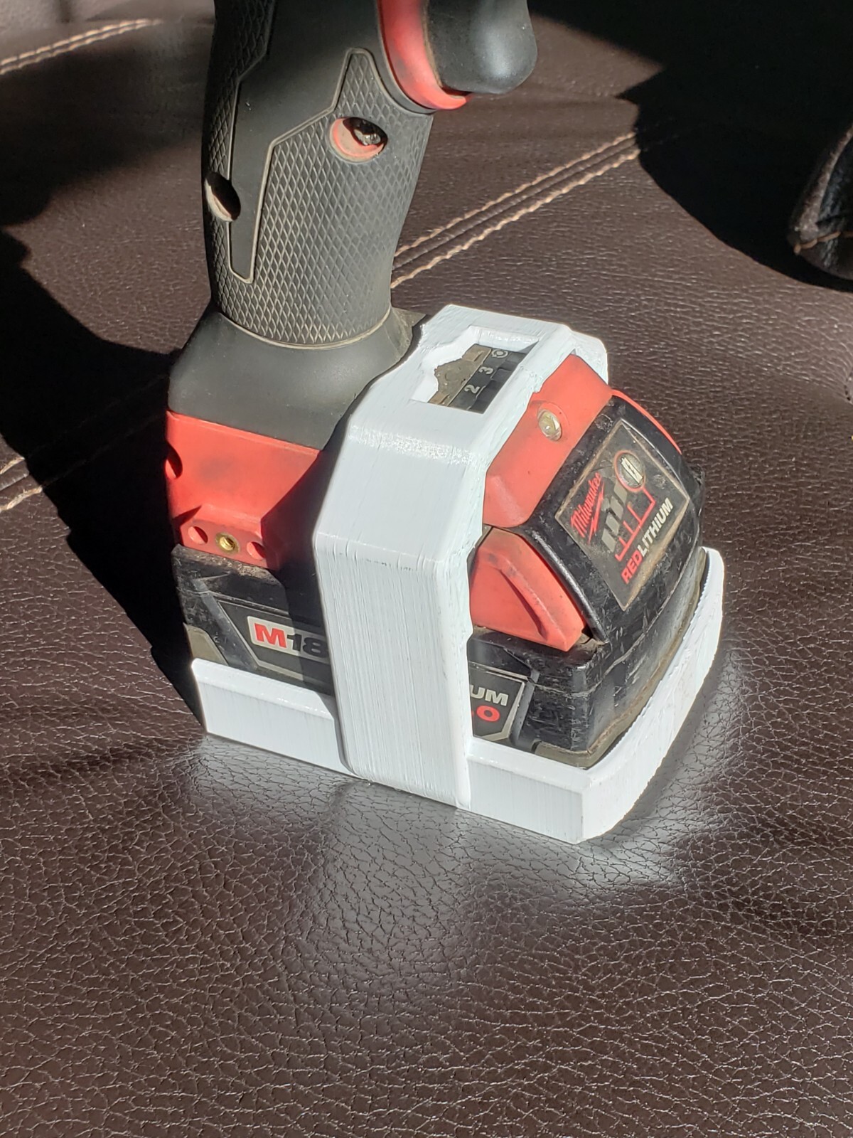 M18 High Torque Battery Strap/Hold Down For 5.0 AH Battery On 2767 (3D ...