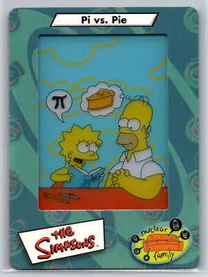 2000 Artbox The Simpsons FilmCardz Homer & Lisa Pi vs Pie #40 | eBay