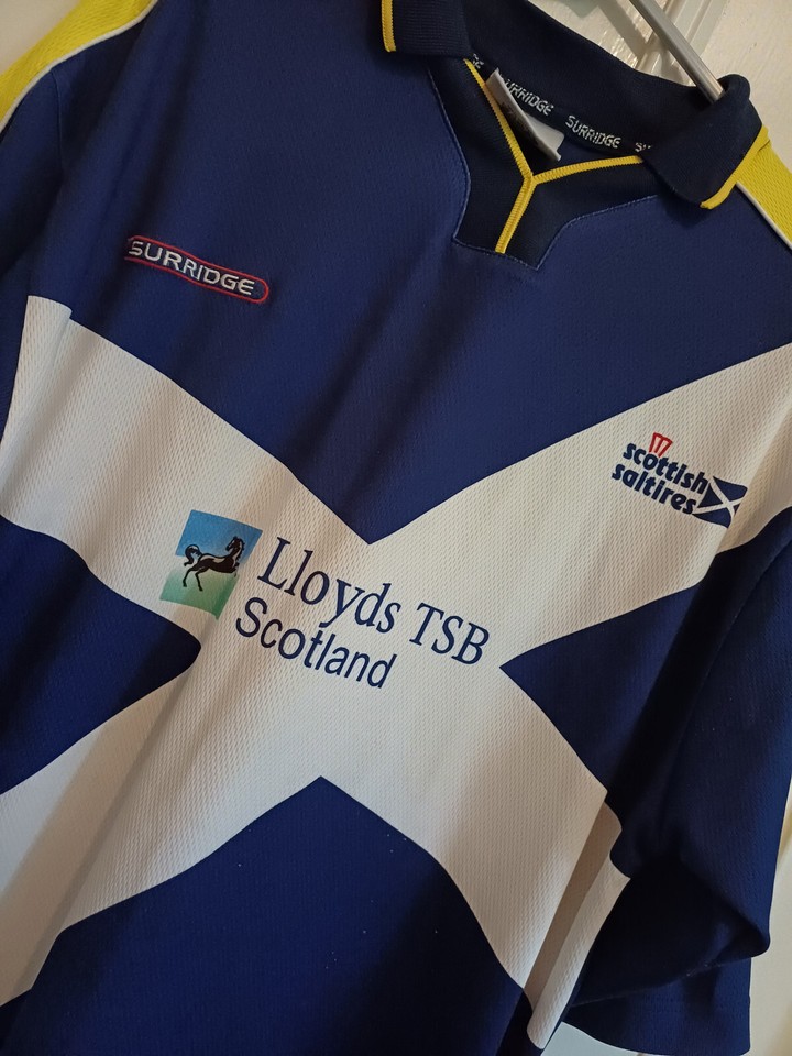 Surridge Scotland Cricket Shirt 2004 2005 Saltires ,MAO 01, | eBay