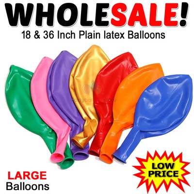 18" / 36" INCHES LATEX BALLOON GIANT LARGE Wedding Party Decoration ...