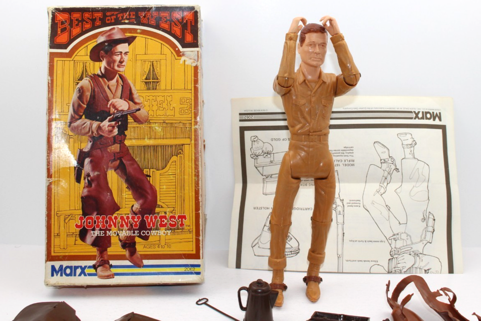 Marx Johnny West Best of the West #2062 Johnny West in Box Complete w ...