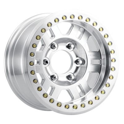 17x8.5 Vision 398 Manx Competition BEADLOCK Machined Wheel 6x5.5 (0mm ...