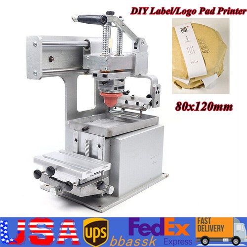 Manual Pad Printing Machine Label Logo Transfer Images+Silicone Pad ...