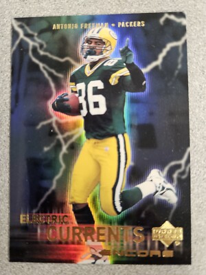 1999 Upper Deck Encore Electric Currents Football Card #EC7 Antonio ...