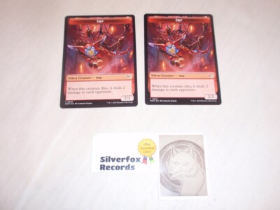 2 Magic The Gathering Commander Official 2/2 Imp Token Cards COOL | eBay