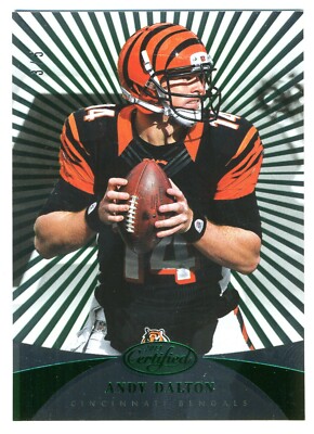 💎#3/5 2013 Certified Platinum EMERALD Andy "Red Rifle" Dalton #6 Dallas ...