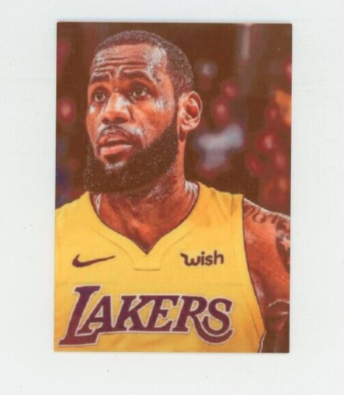 Lebron James METAL trading card - NBA Los Angles Lakers Basketball Star ...