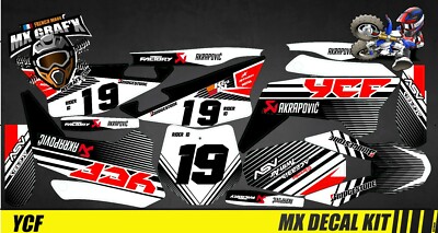 Kit Deco Motorcycle for / MX Decal Kit For Ycf - Stripped | eBay Australia