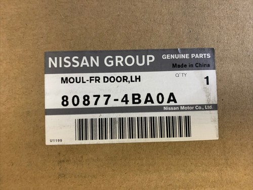 NEW Nissan Moul-FR Door, LH OEM 80877-4BA0A | eBay