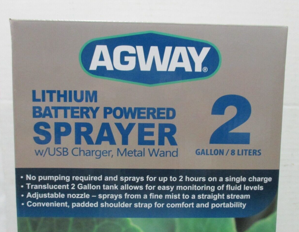 Agway 2 Gallon Lithium Battery Powered Sprayer | eBay