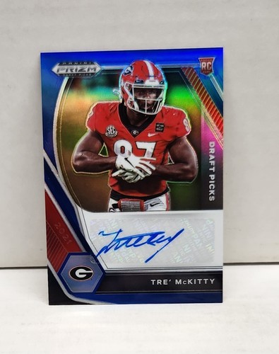 TRE McKITTY 2021 Prizm Draft BLUE Autograph ~ Georgia AUTO #'d /149 | eBay