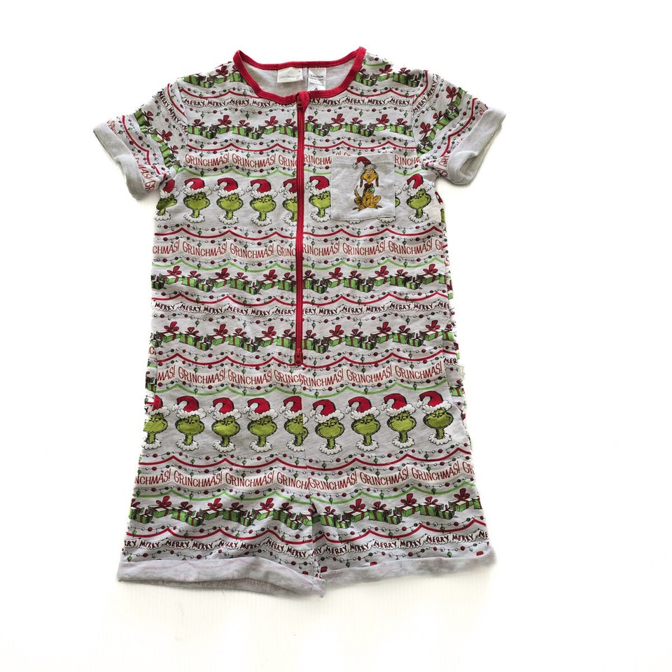 Peter Alexander Jnr Grinch One Piece Pyjama Line 857305 857306 Size 5 ...