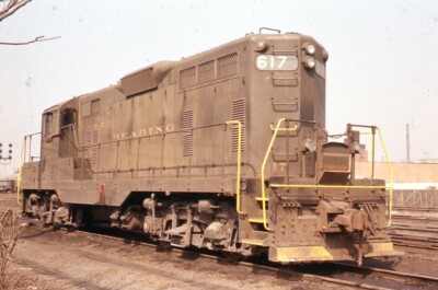 RDG reading railroad GP-7 617 reading,pa original railroad slide | eBay