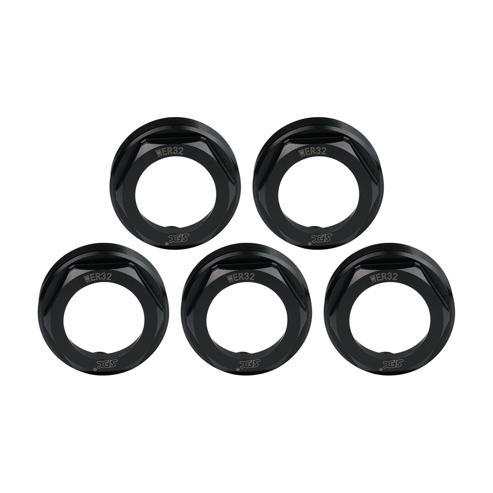 US Stock 5Pcs WER32 Collet Nuts Clamping Nuts M40 WER32 Nut with ...