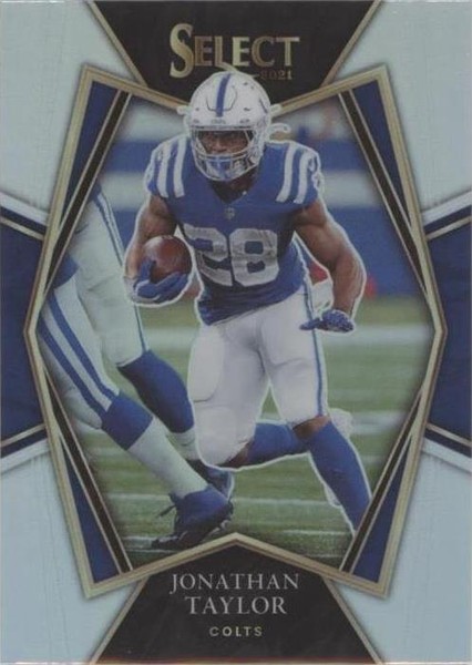 2021 Panini Select - Premier Level Silver Prizm #116 Jonathan Taylor ...