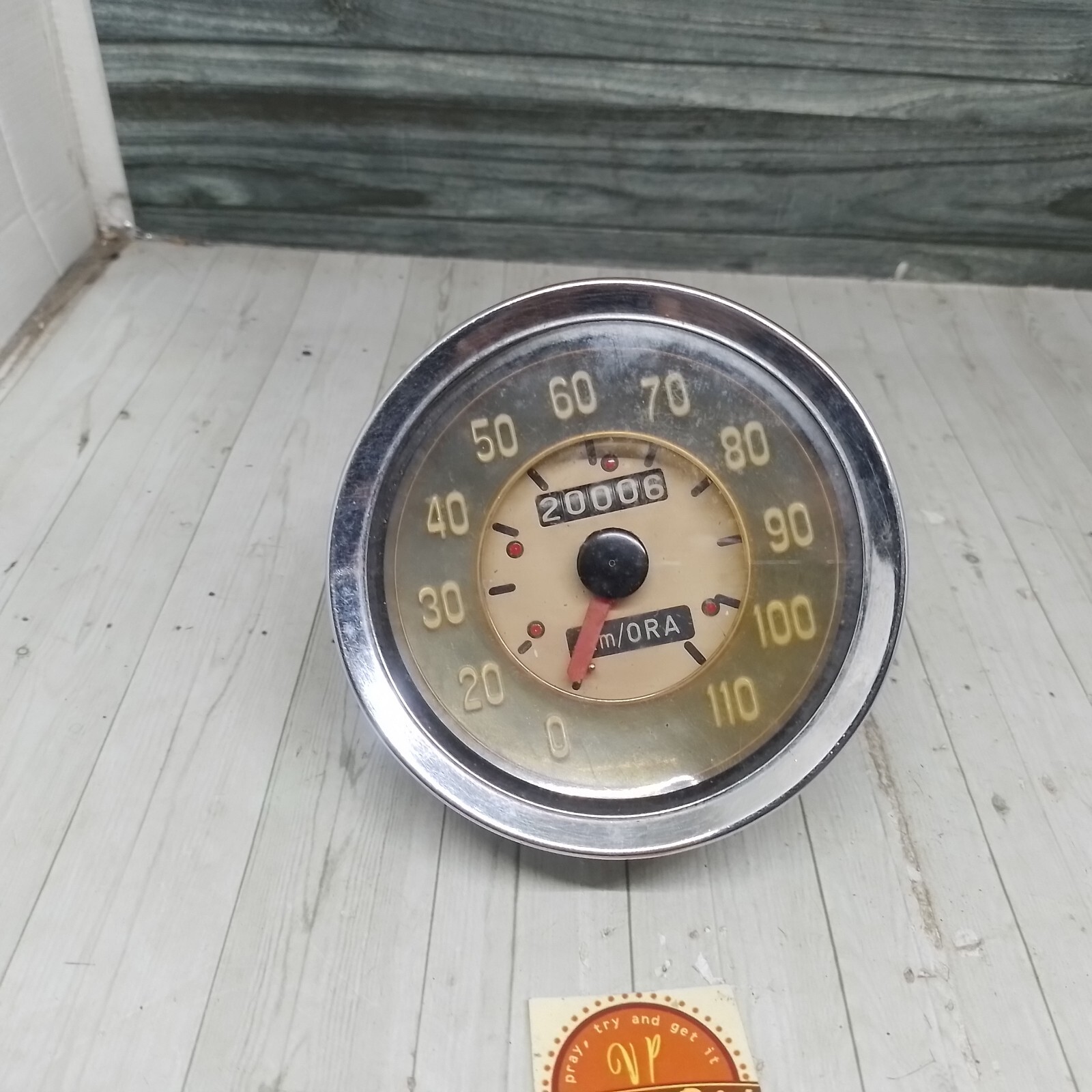 Vintage Dash Gauge Speedometer Fits For Fiat 1100 Genuine Interior ...