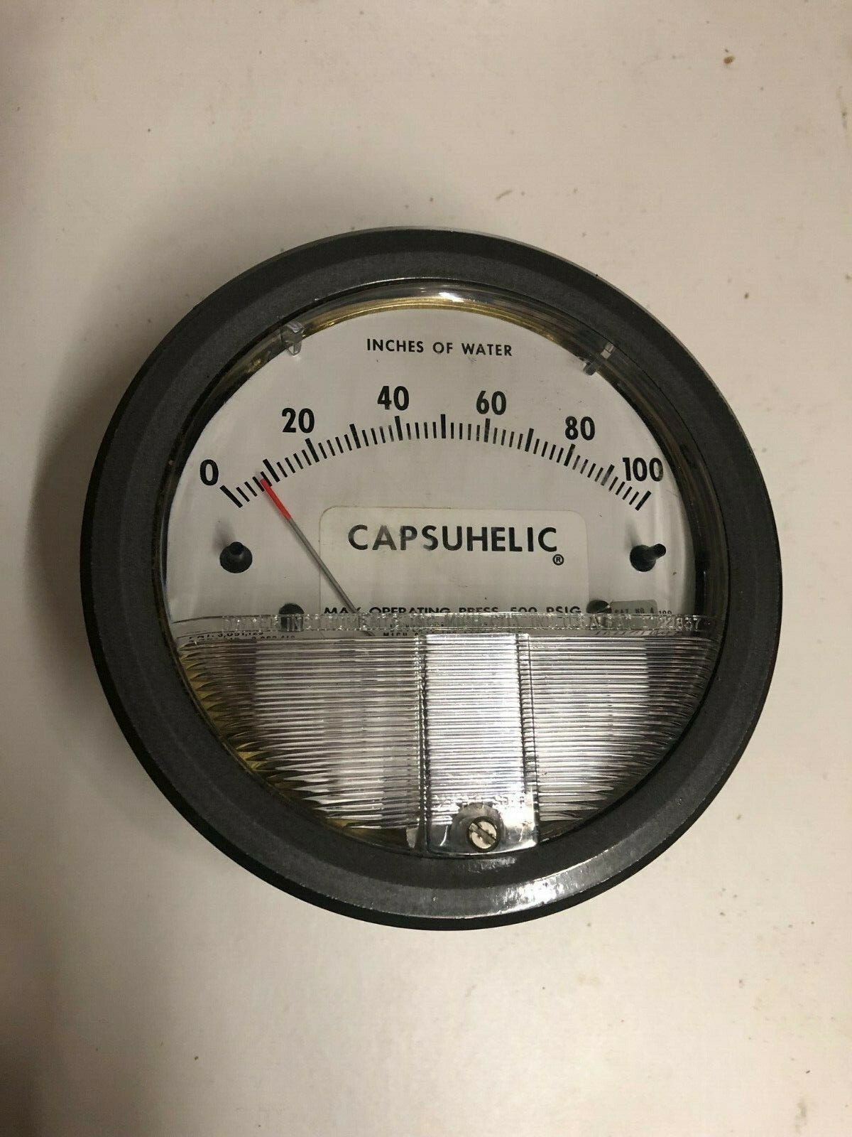 Capsuhelic Dwyer Pressure Gauge B-4000 15-Special | eBay
