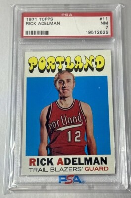 1971 Topps #11 Rick Adelman PSA 7 HOF | eBay