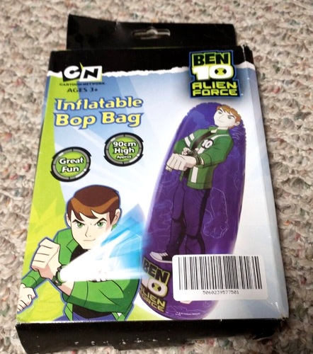 Ben 10 Ten Alien Force Inflatable Bop Bag Cartoon Network HTF NIB 90cm ...