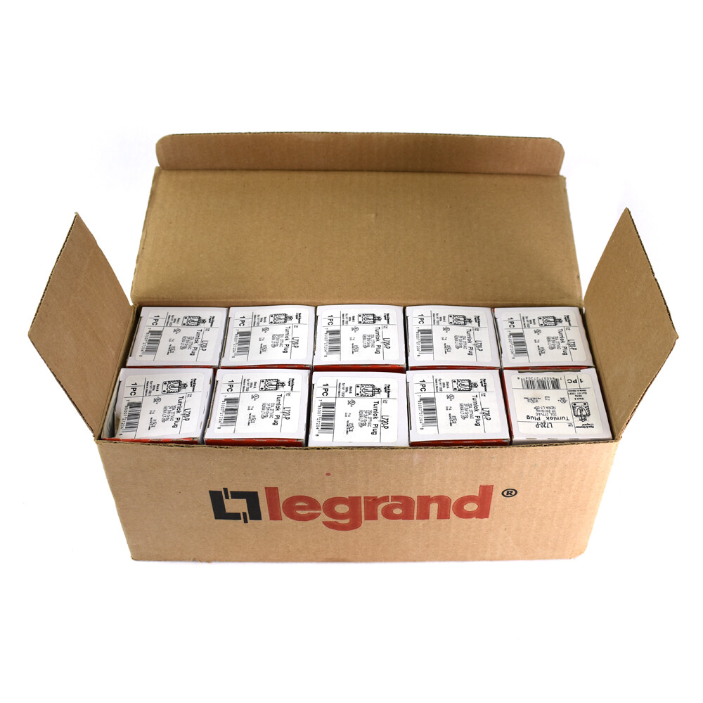 (10) Legrand Pass & Seymour L720-P Turnlok Plug 20A 277V 2P 3W Grdg ...