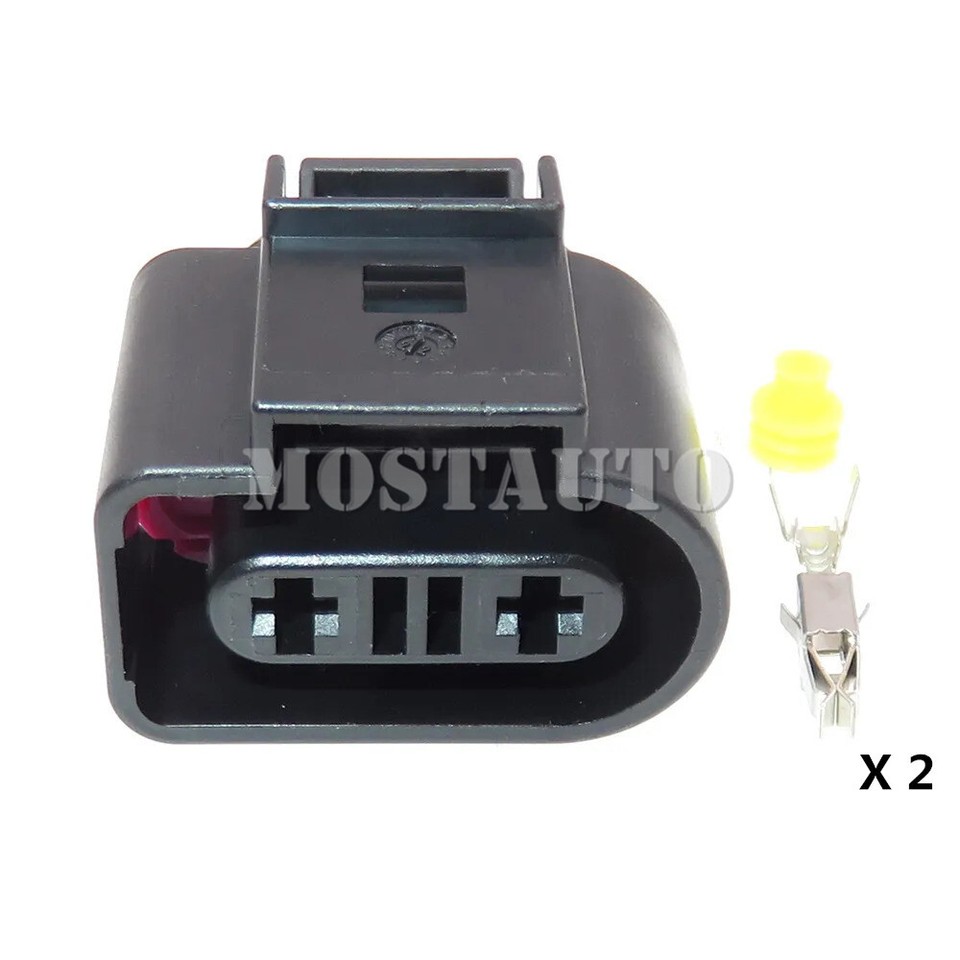 For VW Audi 2 Pin Expansion Header Tank Connector Plug Harness Wires ...
