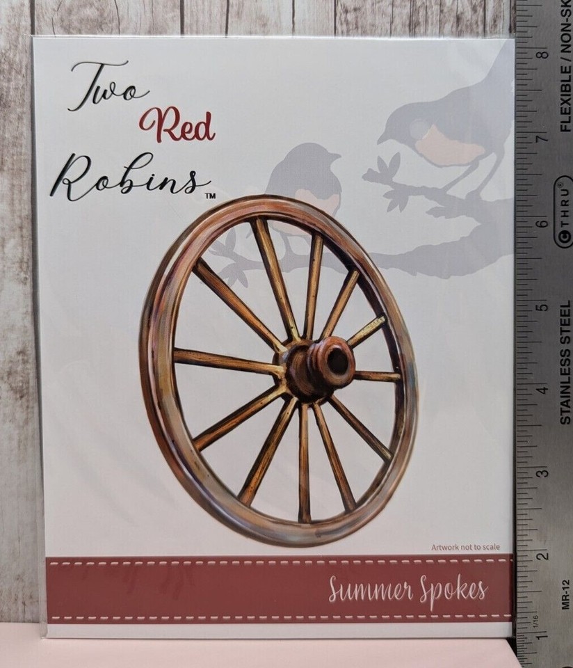 Two Red Robins Metal Die Vintage Farm Lantern Ivy Nest Hay Old Truck ...