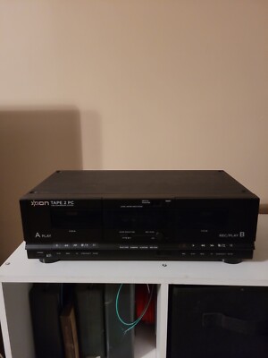 AS IS For Parts ION Tape 2 PC USB Cassette Deck Conversion System ...