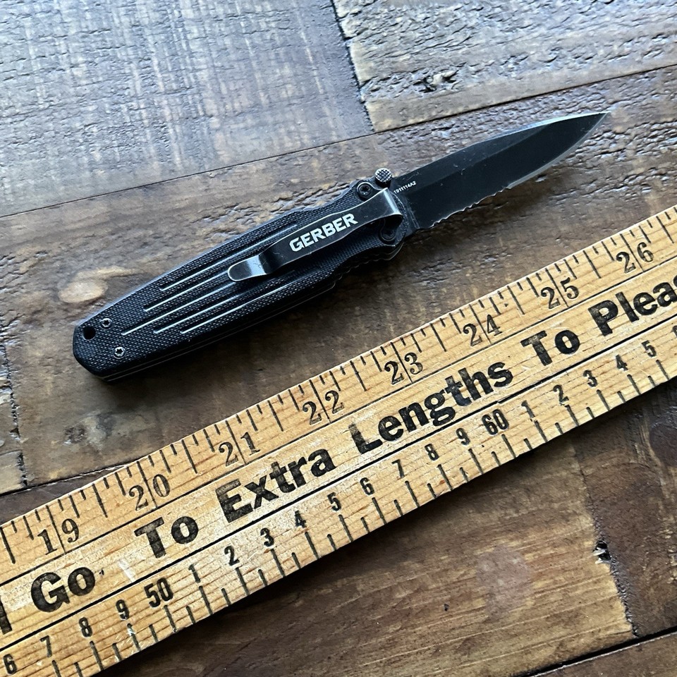 Gerber USA Rex Applegate Fairbairn Covert Folder Combat Pocket Knife | eBay