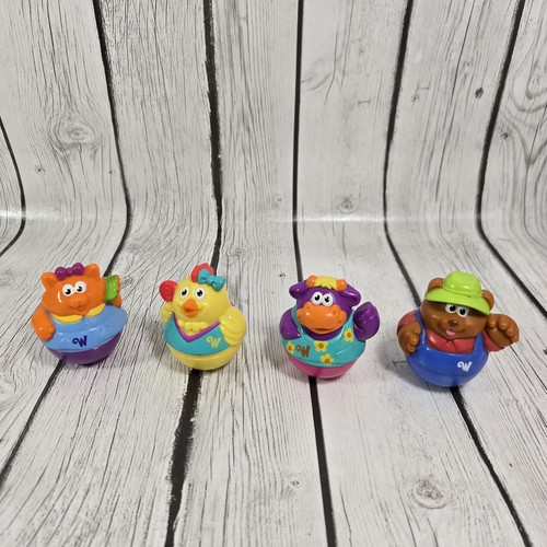 2003-05 Playskool Weebles Wobble Farmer Cow Chicken Cat Vintage | eBay