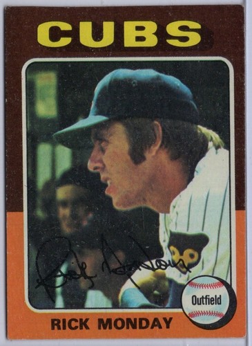 1975 Topps #129 Rick Monday in EX Condition Cubs | eBay