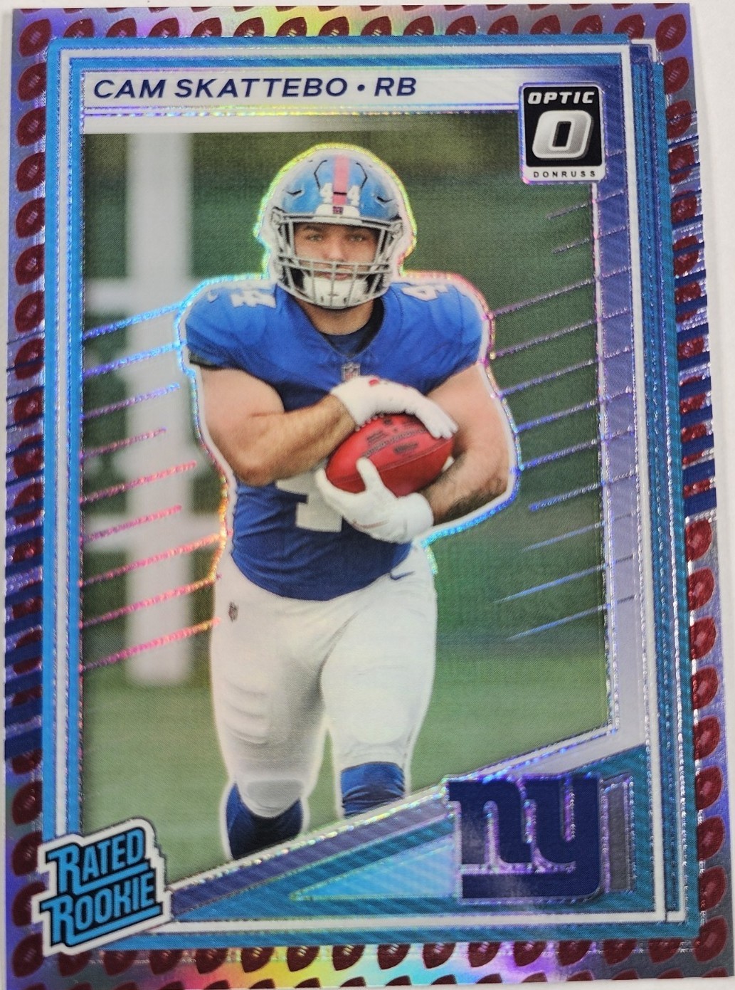 2025 Panini Donruss - Rated Rookie Cam Skattebo #302 Optic Preview ...