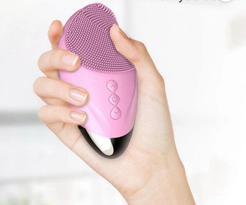 Facial Cleansing Brush,Waterproof Vibrating Face Scrubber for Deep ...