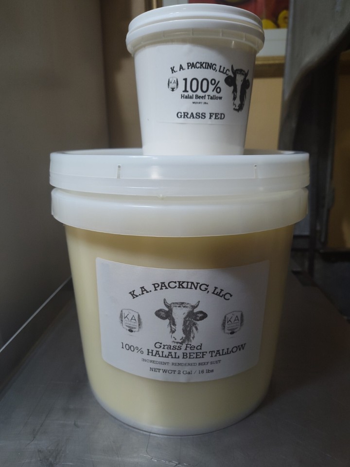 Grass Fed Halal Beef Tallow 2 Gallon | eBay