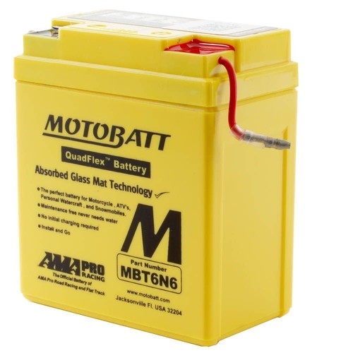 Honda CB125 1984 Motobatt Quadflex 6V Battery | eBay