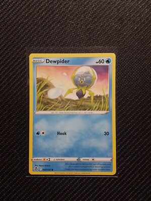 Dewpider 047/195 - Silver Tempest - Common - Pokemon Card TCG - LP | eBay