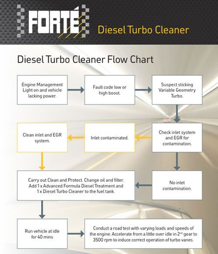 Forte Diesel Turbo Cleaner & EGR Valve Treatment 400ml Bottle Cleans ...