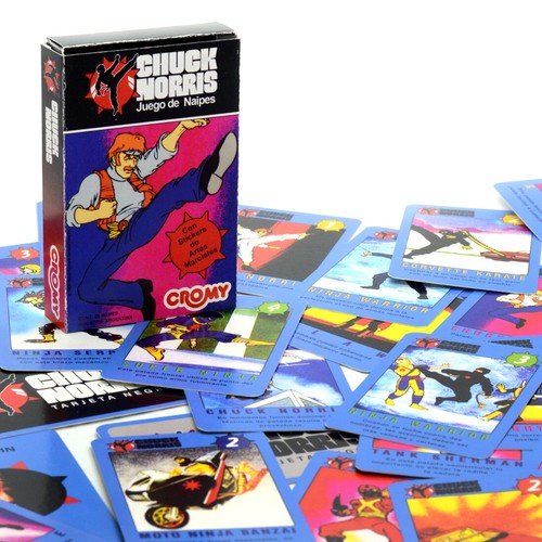Chuck Norris Karate Kommandos Deck of Cards Cromy TV Cartoons 80s Made ...