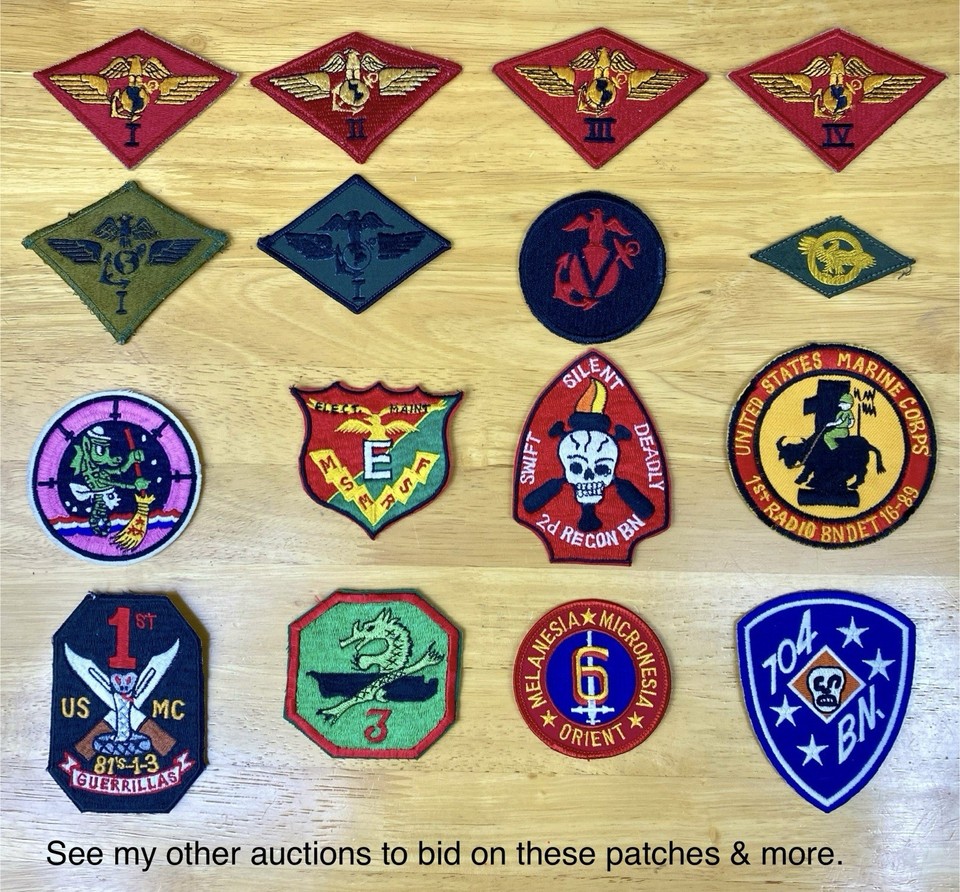 USMC WW2 4th MARINE AIRCRAFT WING (4th MAW) PATCH WORLD WAR 2 MARINE ...