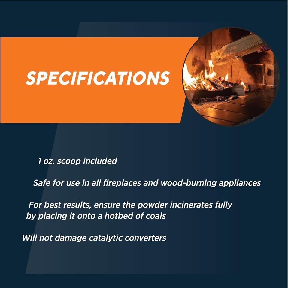 Creosote Concentrate, Triple Power Creosote Remover, Fireplace Chimney ...