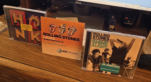 3 SEALED Rolling Stones CDs - Honk + Licks Fan Club Sampler + Shine A ...