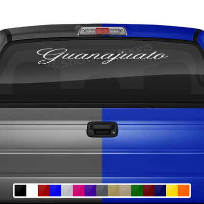 GUANAJUATO MX Mexico Decal Sticker Windshield Window Vinyl Graphic Car ...