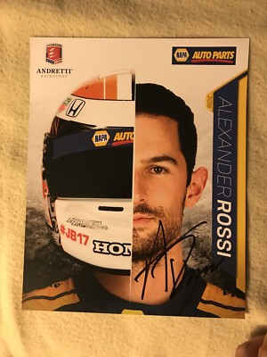 Alexander Rossi 2018 Indy Car Indianapolis 500 Promo hero Card ...