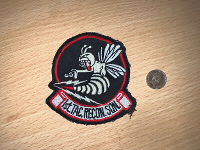 USAF AIR FORCE 1st TACTICAL RECON SQUADRON PATCH COLOR USGI VTG ORG ...