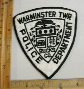 WARMINSTER PENNSYLVANIA POLICE FABRIC PATCH | eBay