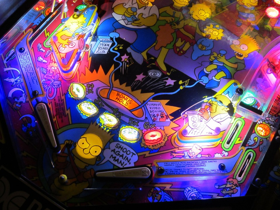 SIMPSONS Pinball LED Lighting Kit custom SUPER BRIGHT KIT | eBay