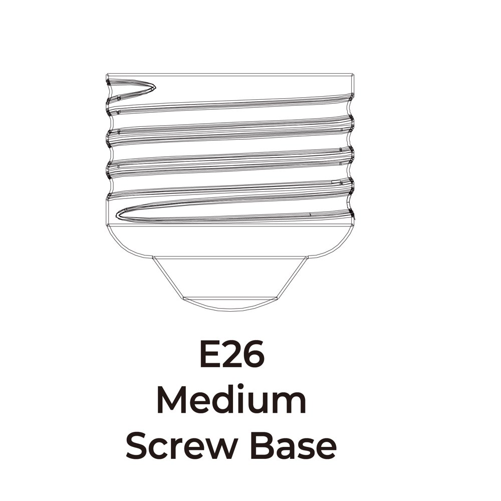 LED Frosted Light Bulb,A23 200 Watts Soft White High Lumens Bulb,Medium ...