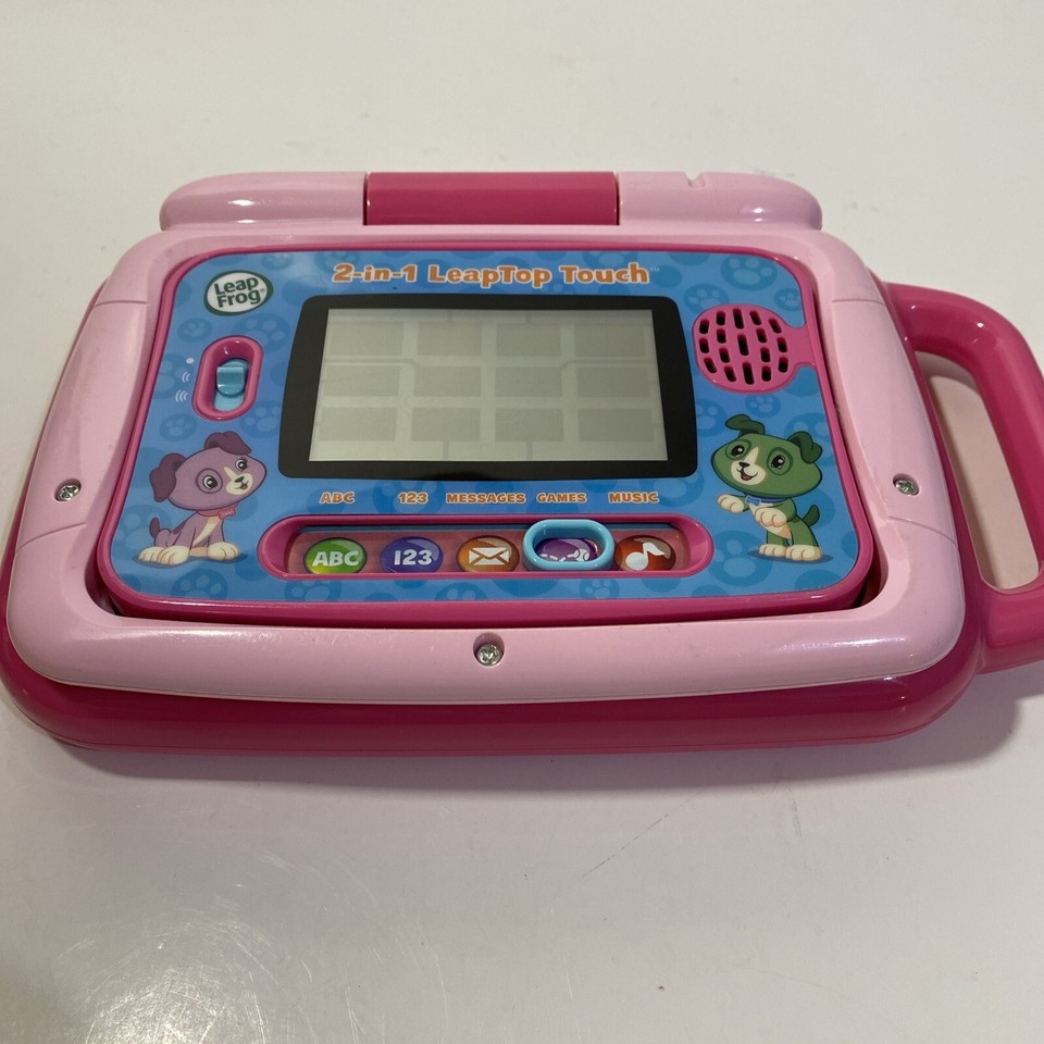 LeapFrog 2 in 1 Leaptop Touch Learning For Kids Toy Educational Pink ...